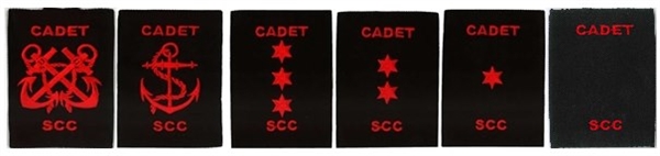 Cadet Rank Slides ,SCC Shop